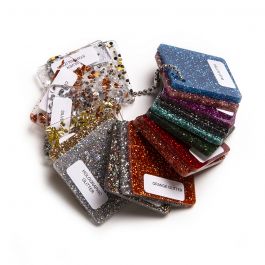 Glitter Acrylic Samples | Hindleys